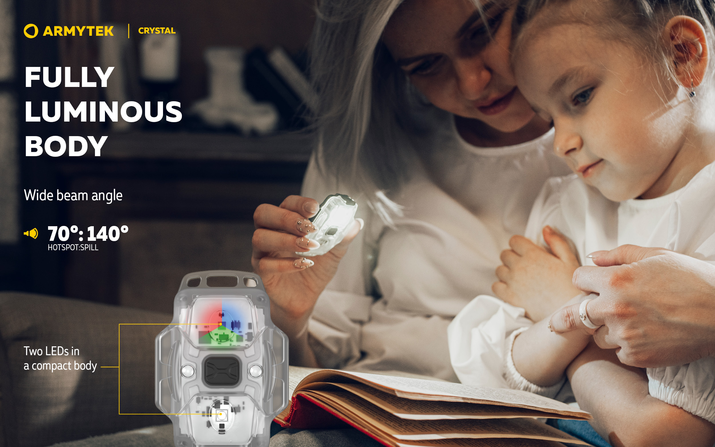 Armytek Crystal Grey Onyx - Everyday Carry Light | Armytek.com